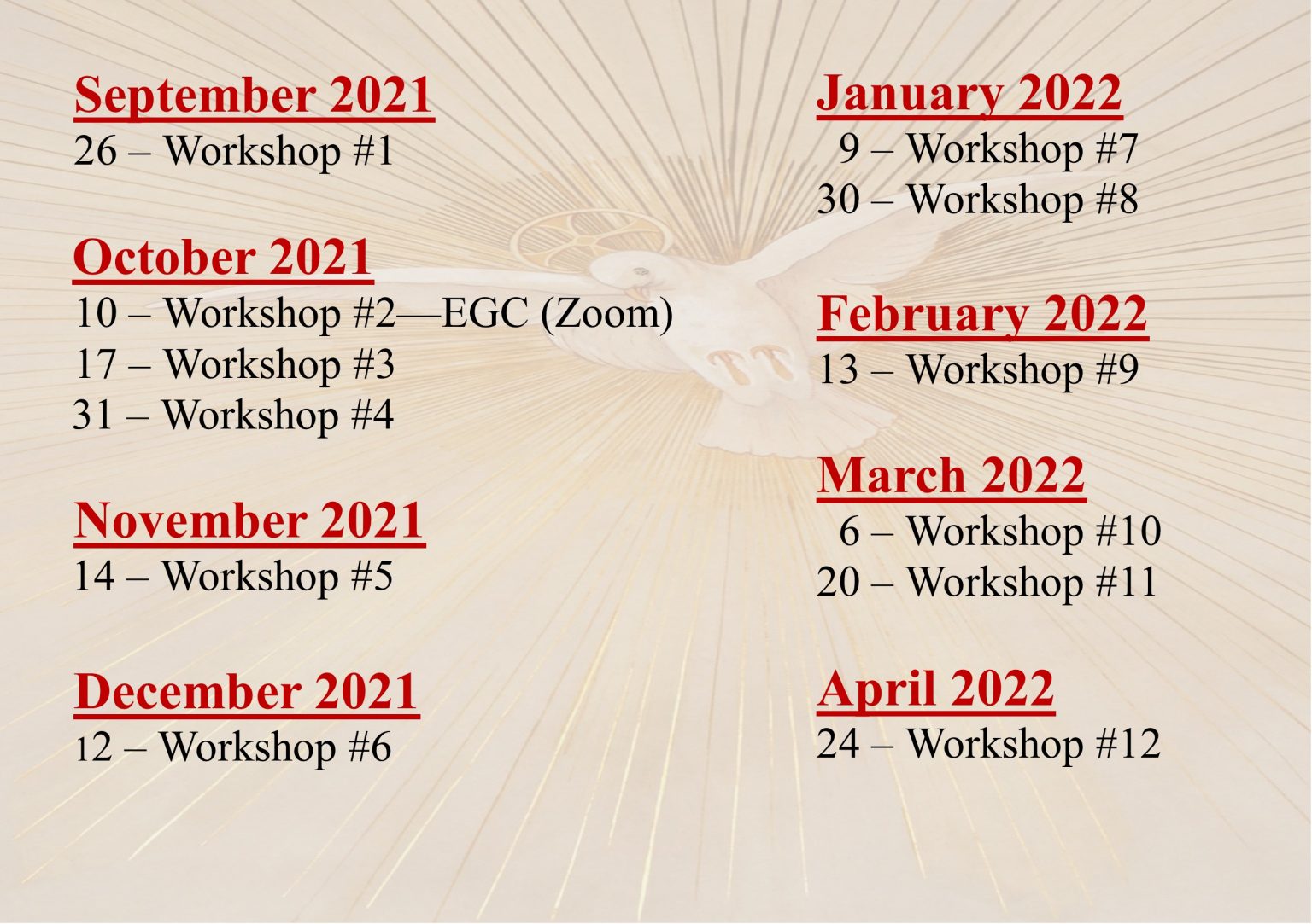 2021-22 Confirmation 1 Requirements – St Joseph Catholic Church